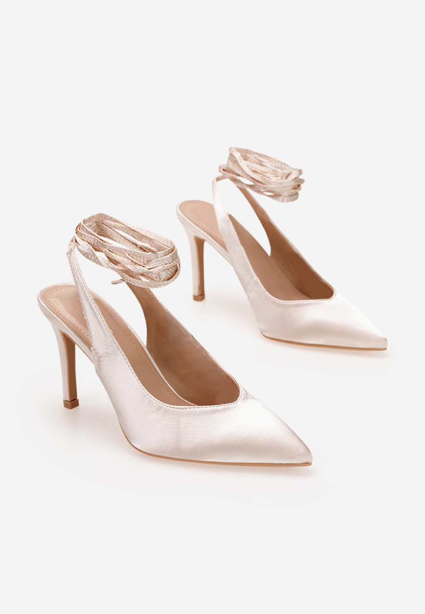 Tacchi con lacci Mona Oro Zapatos