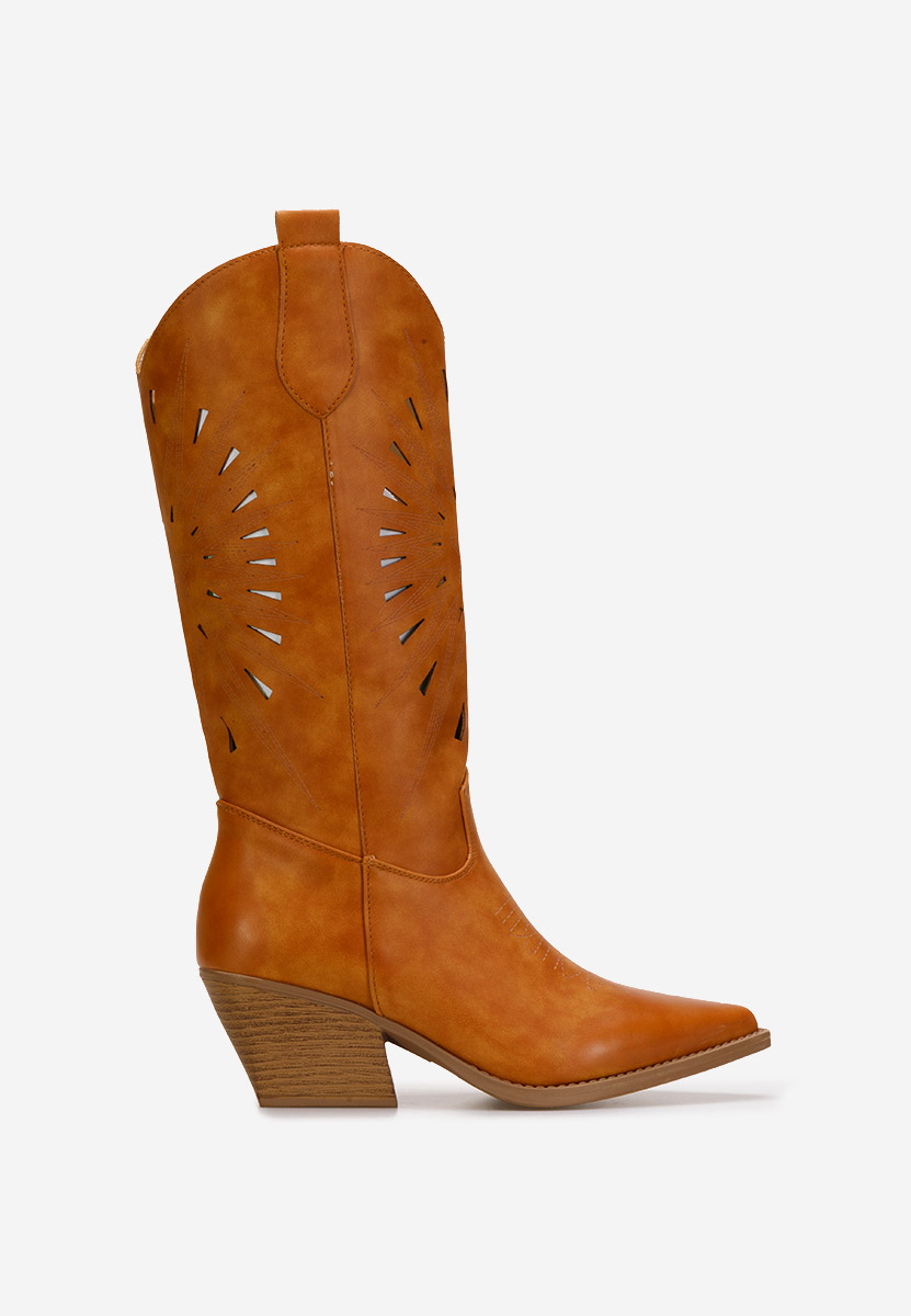 Stivali cowboy donna Roseanna Camel Zapatos